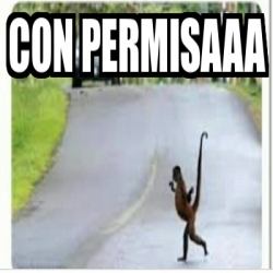 Meme Personalizado - Con permisaaa - 31295440