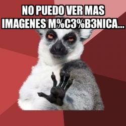 Meme Chill Out Lemur - No puedo ver mas imagenes M%C3%B3nica... - 31308833
