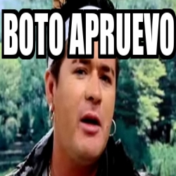 Meme Personalizado - boto apruevo - 31324063