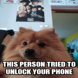 Meme Personalizado - This person tried to unlock your phone - 31328659