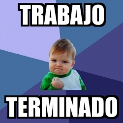 Meme Bebe Exitoso - trabajo terminado - 31338551