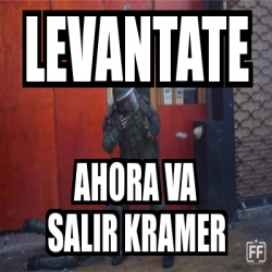 Meme Personalizado - Levantate Ahora va salir kramer - 31348944