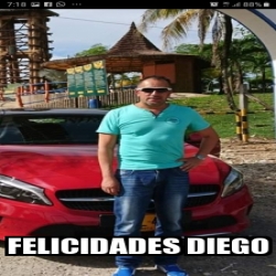 Meme Personalizado - Felicidades DIEGO - 31374775