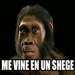Meme Personalizado - Me vine en un shege - 31378975