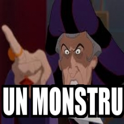 Meme Personalizado - Un monstru - 31383031