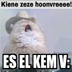 Meme Personalizado - Es el Kem v: - 31403078