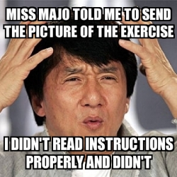 Meme Jackie Chan - miss majo told me to send the picture of the ...