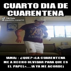 Meme Personalizado - cuarto dia de cuarentena !AMAÂ¡ : Â¿Que? Â«La ...