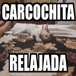 Meme Personalizado - Carcochita Relajada - 31425515