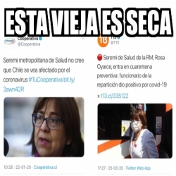 Meme Personalizado - Esta vieja es seca - 31430953