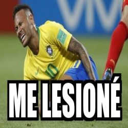 Meme Personalizado - Me lesionÃ© - 31439237