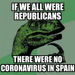 Meme Filosoraptor - if we all were republicans there were no ...