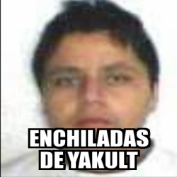 Meme Personalizado - enchiladas de yakult - 31462568