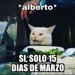 Meme Personalizado - SI, solo 15 dias de marzo - 31477926