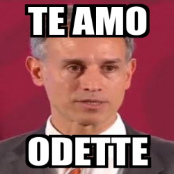 Meme Personalizado - TE AMO ODETTE - 31490420