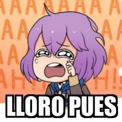 Meme Personalizado - LLORO PUES - 31516869