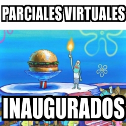 Meme Personalizado - parciales virtuales inaugurados - 31523405