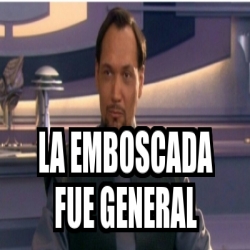 Meme Personalizado - la emboscada fue general - 31530290