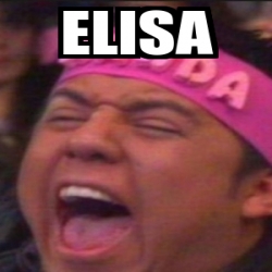 Meme Personalizado - elisa - 31534310
