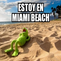 Meme Personalizado - Estoy en Miami Beach - 31554433