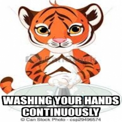 Meme Personalizado - washing your hands continuously - 31576939