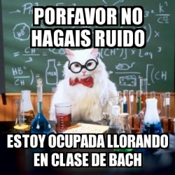 Meme Personalizado - porfavor no hagais ruido estoy ocupada llorando en ...