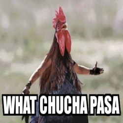 Meme Personalizado - WHAT CHUCHA PASA - 31582869