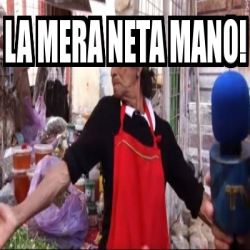 Meme Personalizado - La mera neta mano! - 31604453