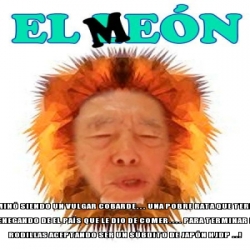 Meme Personalizado - TERMINÃ“ SIENDO UN VULGAR COBARDE... UNA POBRE ...