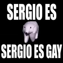 Meme Personalizado - SERGIO ES SERGIO ES GAY - 31647612