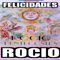 Meme Personalizado - Felicidades ROCIO - 31657517