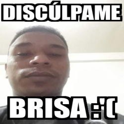 Meme Personalizado - Discúlpame Brisa :'( - 31670384