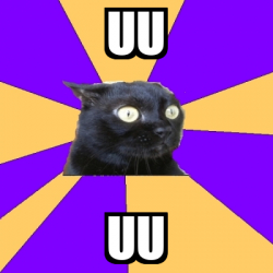 Meme Anxiety Cat - UU UU - 31686779