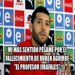 Meme Personalizado - Mi más sentido pésame por el fallecimiento de ...