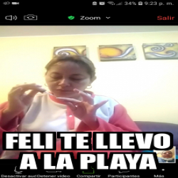 Meme Personalizado - Feli te llevo a la playa - 31710204