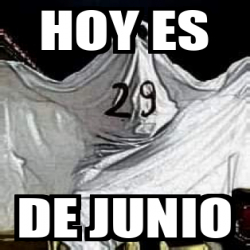 Meme Personalizado - Hoy es De Junio - 31728572