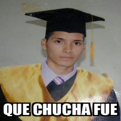 Meme Personalizado - QUE CHUCHA FUE - 31736141
