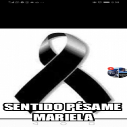 Meme Personalizado - Sentido pésame mariela - 31755220
