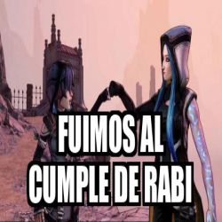 Meme Personalizado - fuimos al cumple de rabi - 31775961