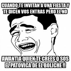 Meme Yao Ming 2 - Cuando te invitan a una fiesta y te dicen vos entras ...