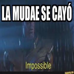 Meme Personalizado - La Mudae se cayó - 31814693