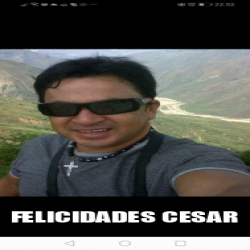 Meme Personalizado - Felicidades cesar - 31863722