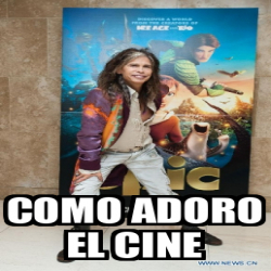Meme Personalizado - COMO ADORO EL CINE - 31863891