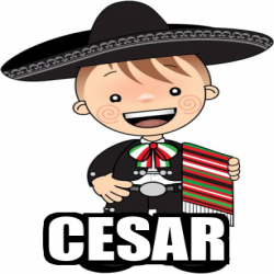 Meme Personalizado - Cesar - 31913394
