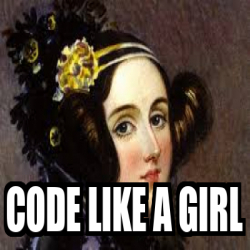 Meme Personalizado - Code like a girl - 31922906