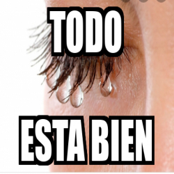Meme Personalizado - Todo Esta bien - 31932209