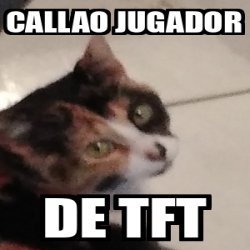 Meme Personalizado - callao jugador de tft - 31934476