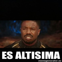 Meme Personalizado - ES ALTISIMA - 31935744