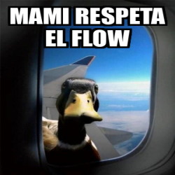 Meme Personalizado - Mami respeta el flow - 31939884