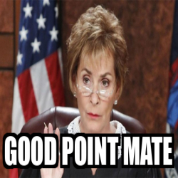 Meme Personalizado - good point mate - 31972764